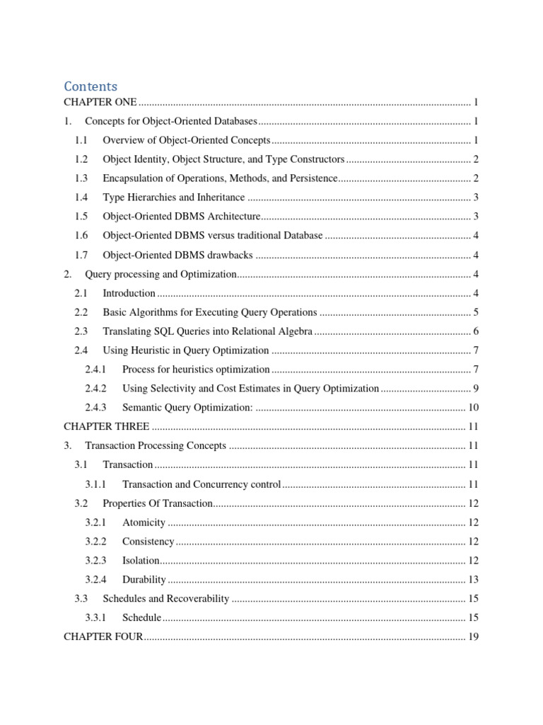 Advanced database System | PDF | Object (Computer Science) | Database ... Advanced database System | PDF | Object (Computer Science) | Database ...