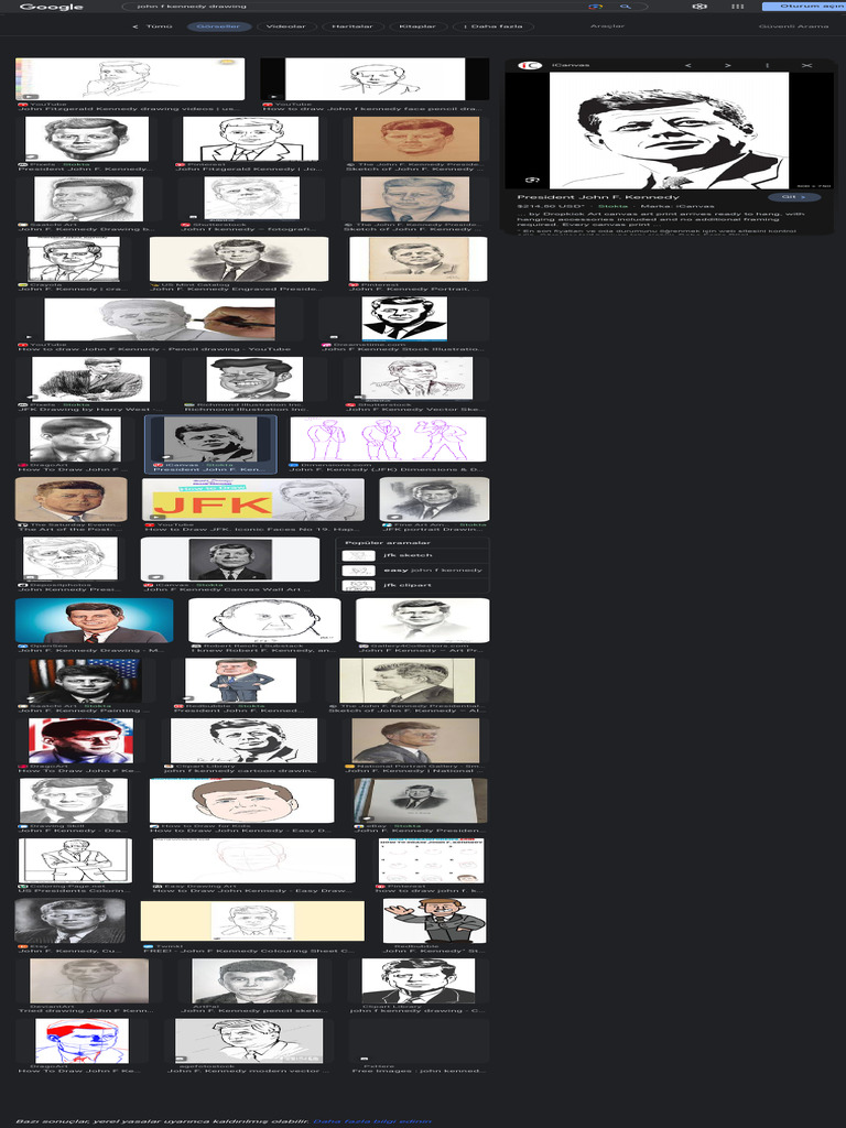 John F Kennedy Drawing - Google Arama | PDF | Vision | Techniques