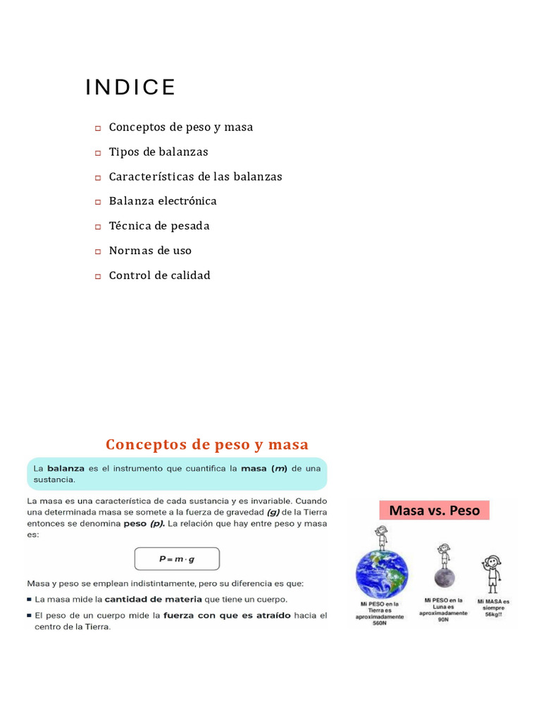 Guía sobre Balanzas: Tipos y Uso Correcto | PDF | Balanza | Electrónica