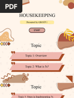 5S Good Housekeeping Practices Guide | PDF | Housekeeping
