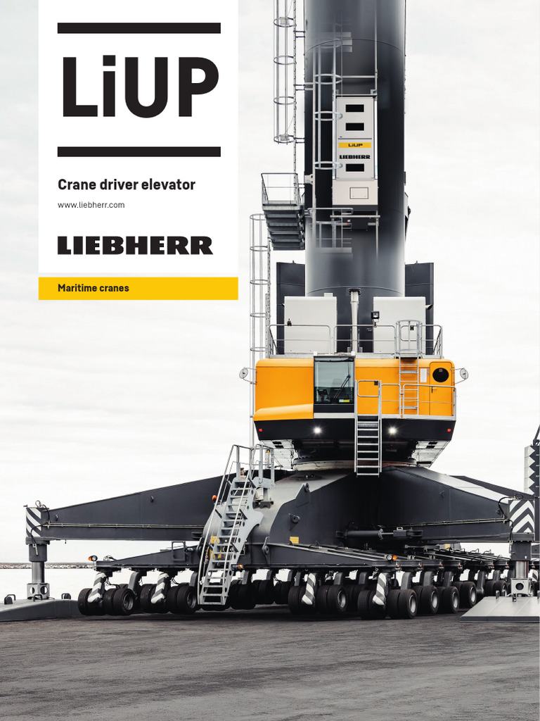 liebherr-liup-crane-driver-elevator | PDF | Elevator | Crane (Machine)