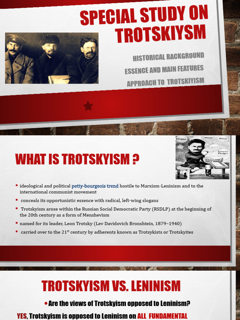 Combat Trotskiysm | PDF | Leon Trotsky | Leninism