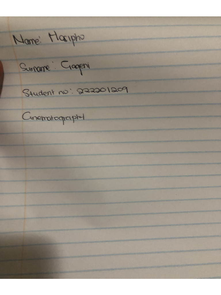 Cinematography | PDF