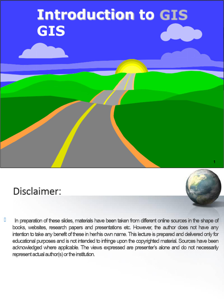 Introduction to GIS Lecture | PDF | Geographic Information System | Geography