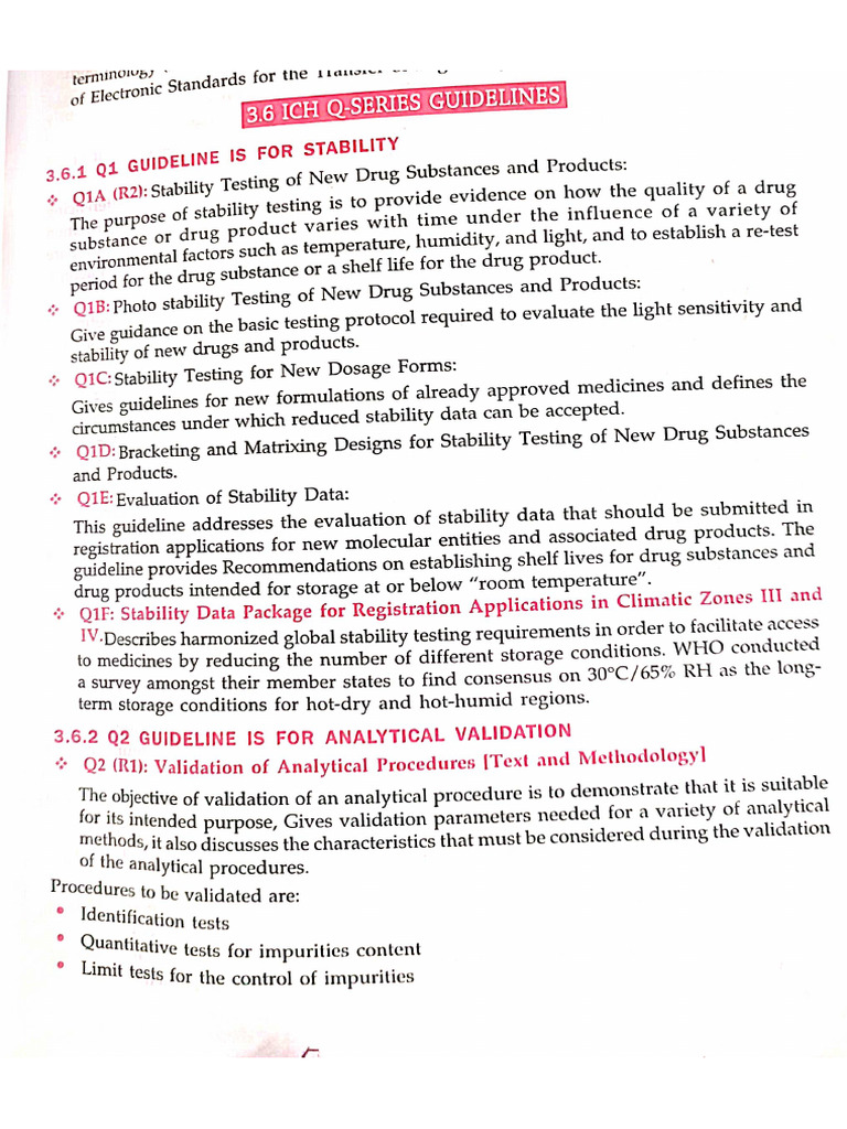 ICH Guidelines | PDF