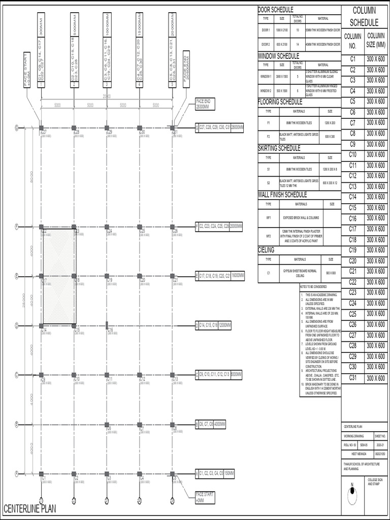 Centerline Plan | Download Free PDF | Materials | Building Technology