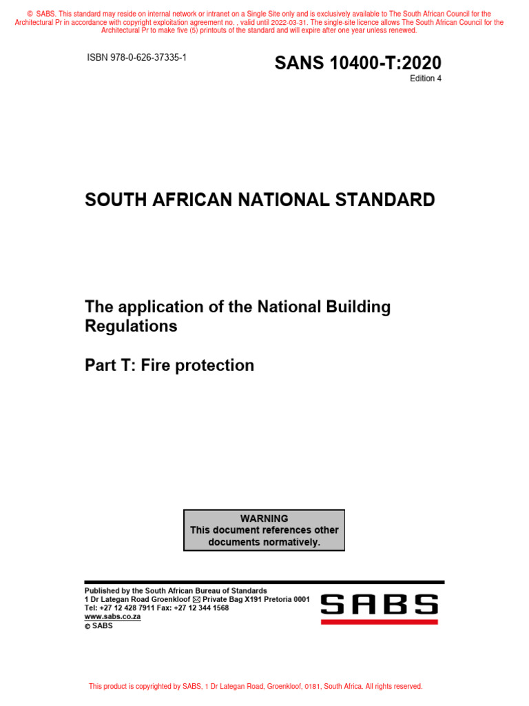 Part T Fire Protection | PDF | Firefighting | Liquefied Petroleum Gas