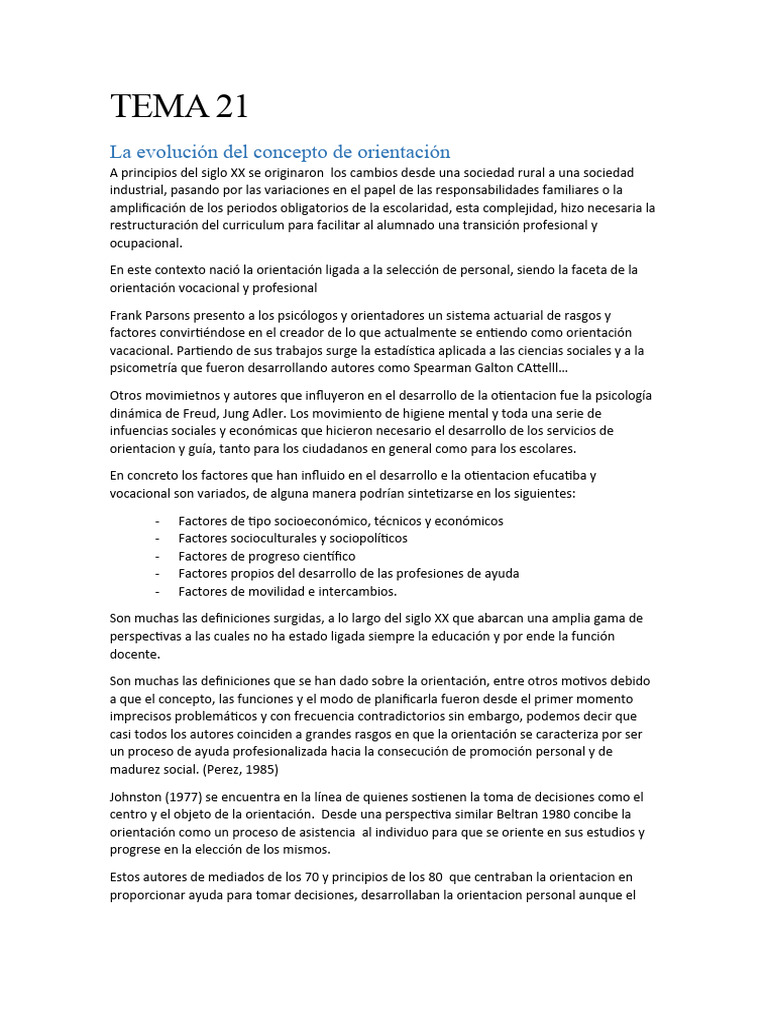 Tema 21 | Descargar gratis PDF | Sicología | Orientación sexual