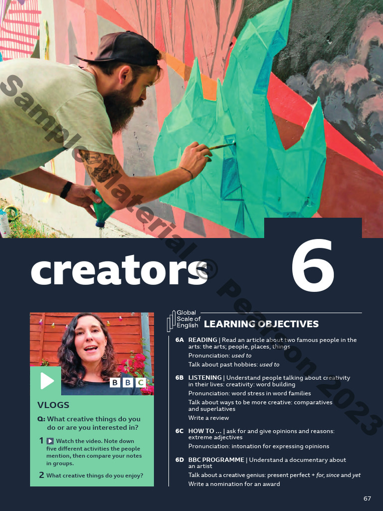 Speakout E3 B1 U6 - Students Book | PDF | Adverb | Creativity