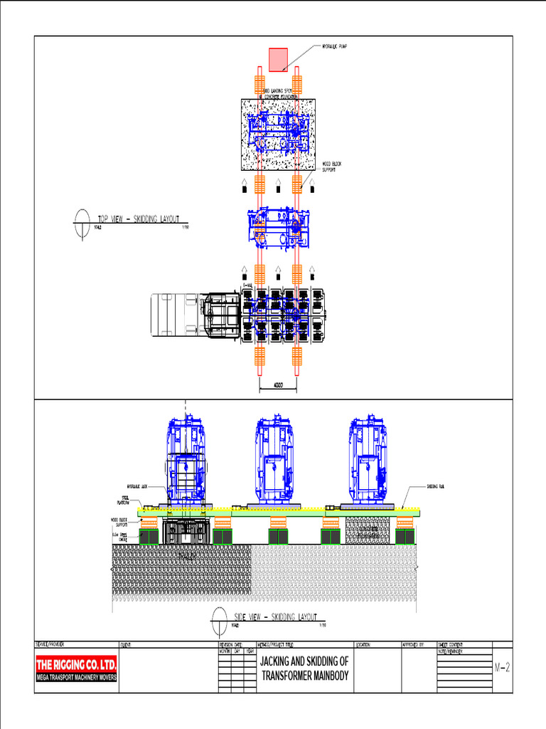 Transformer Jacking and Skidding Guide | PDF | Computers