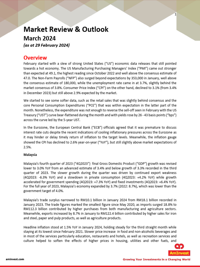 General Market Outlook | PDF | Bonds (Finance) | Inflation
