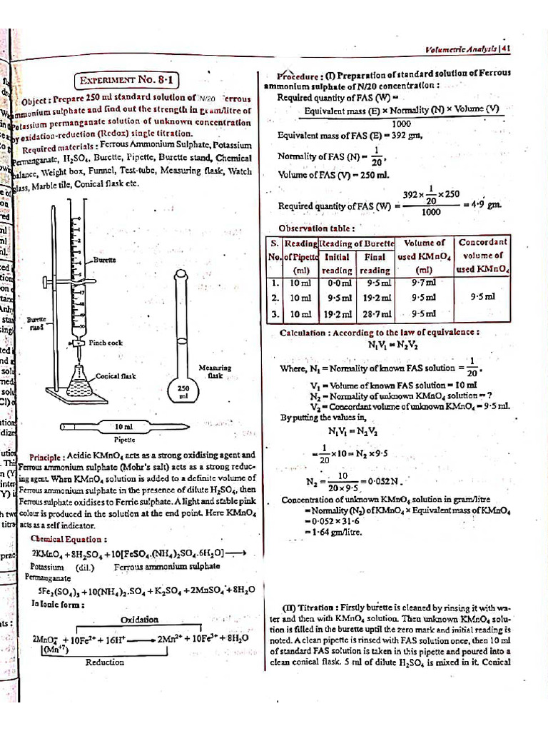 12th Physical Chemistry Practical 24 | PDF