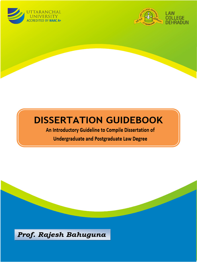 Dissertation Guide Book | PDF | Thesis | Plagiarism