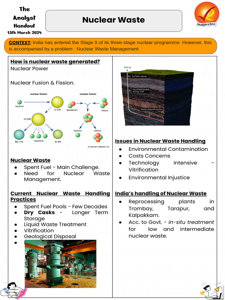 Analyst_Handout_13_03_2024 | PDF | Radioactive Waste | Nuclear Power