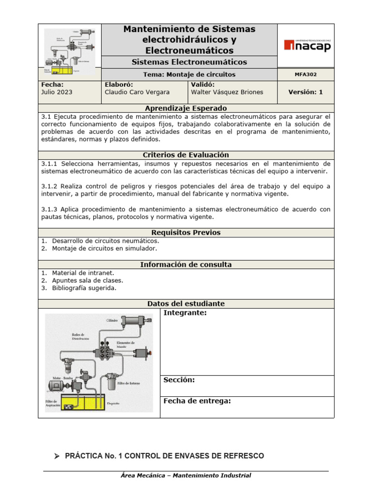 Guía Montaje Electroneumática | PDF | Informática