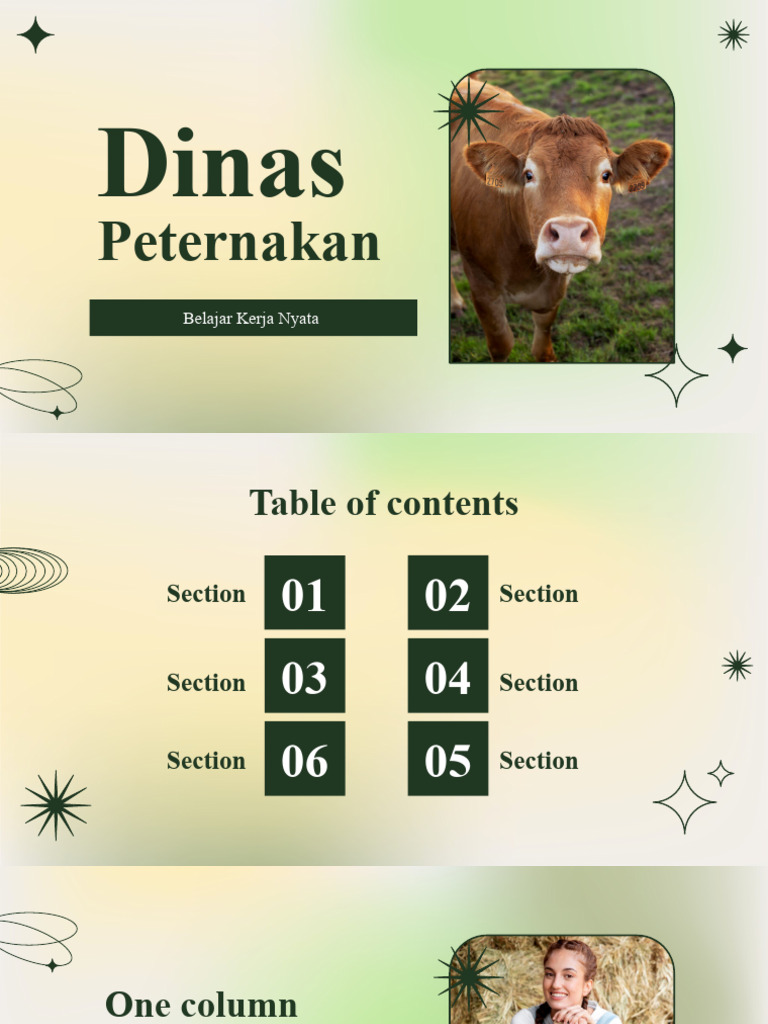 Cattle Farm Business Plan Template by Slidesgo | PDF | Planets | Solar ...