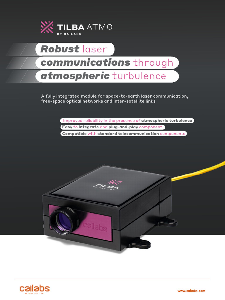 5410 Tilba Atmo | PDF | Laser | Optical Fiber