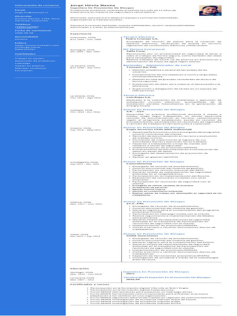 Jorge Hevia Navea: Ene 2005 - Nov 2005 | PDF | Chile