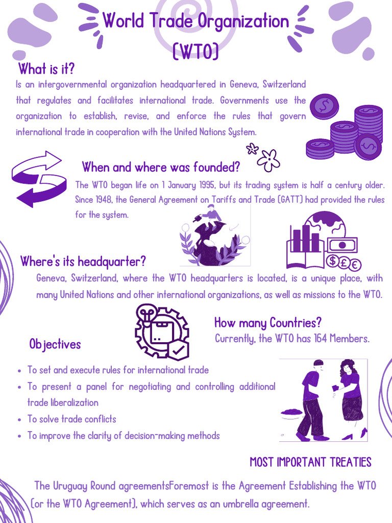 WTO Overview: Members, Role, and History | PDF | Politics | Travel