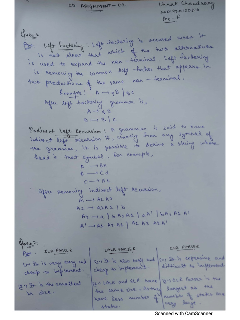 CD Assignment 2 | PDF