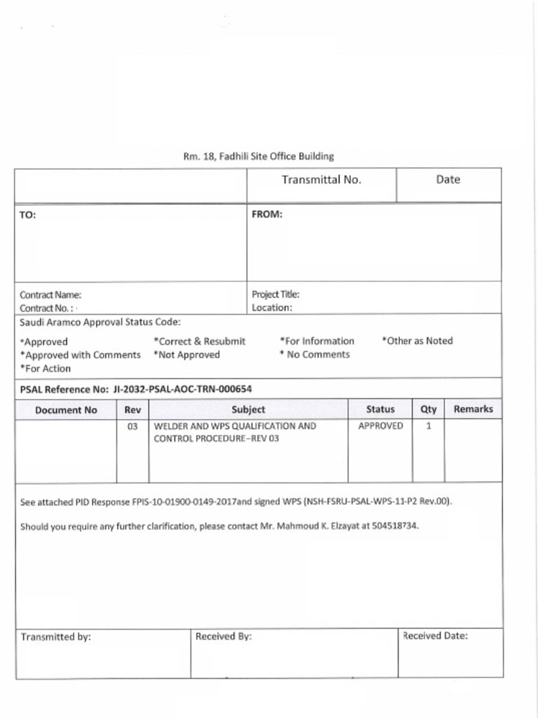 Pro-Pi-0003-Rev 03-Welder and WPS Qualification and Control PR | PDF
