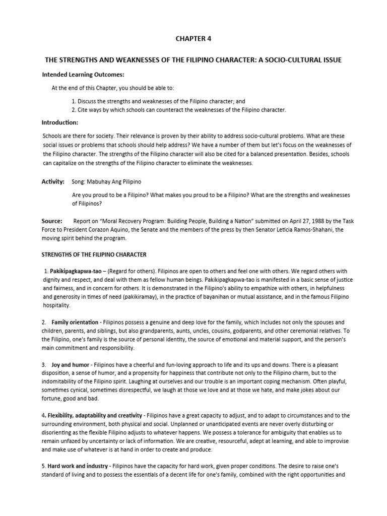 Chapter 4 | PDF | Philippines | Disciplines