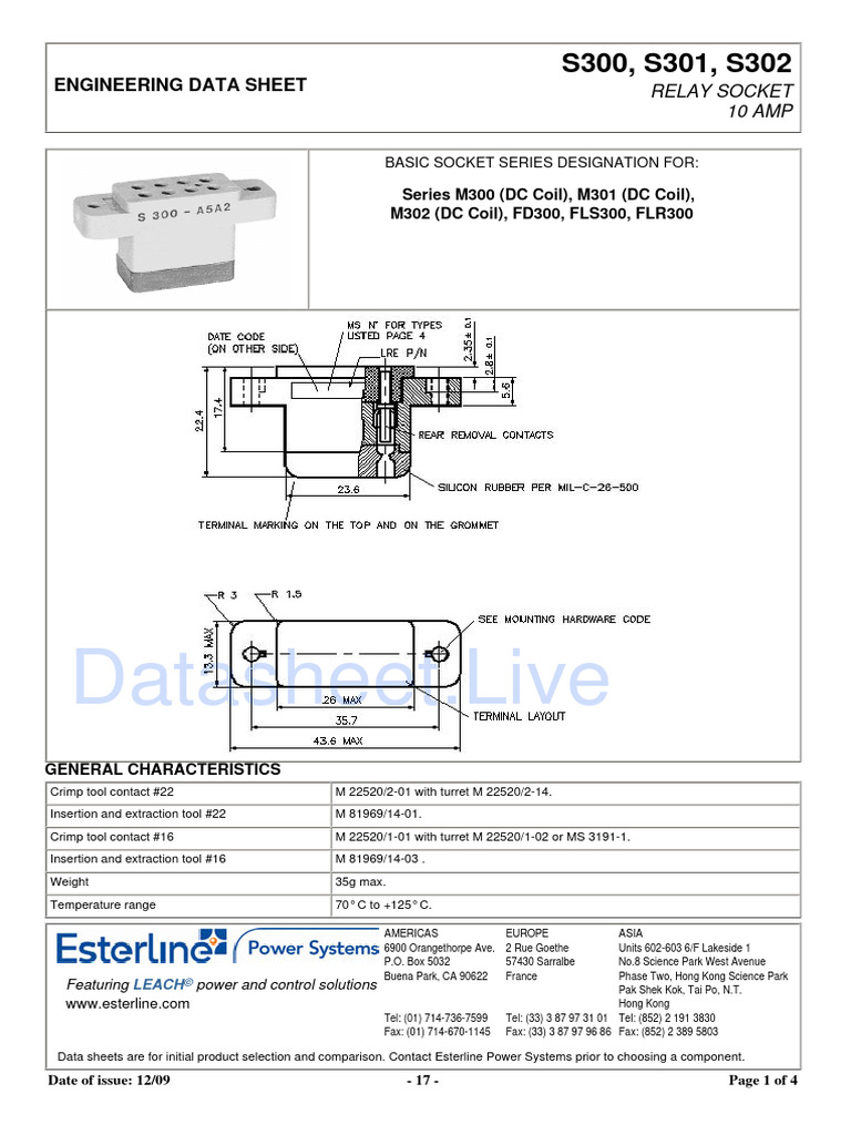 Datasheet - Live: Engineering Data Sheet | Download Free PDF ...