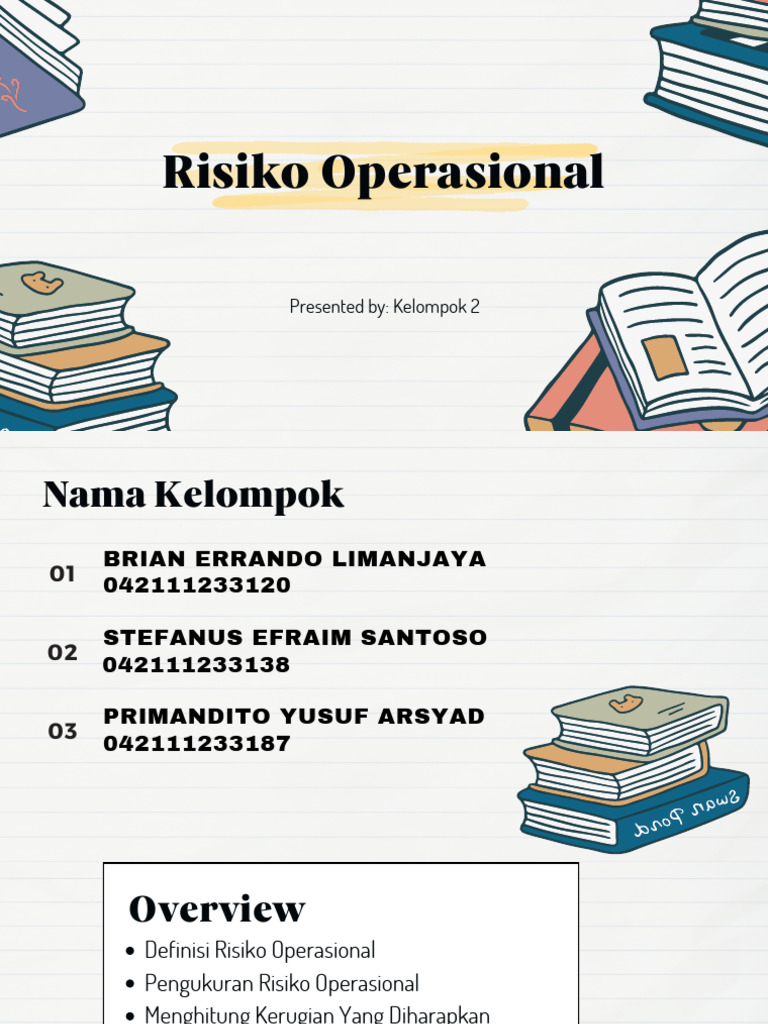 Kelompok 2 - Manajemen Risiko - Risiko Operasional | PDF