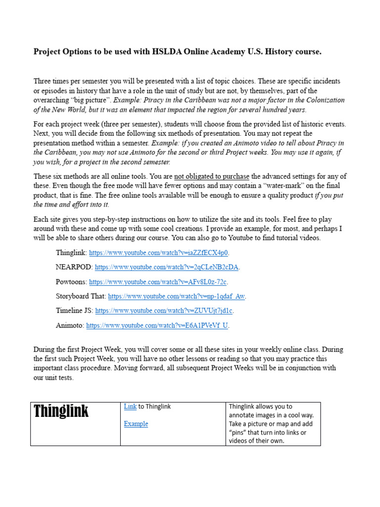 Project Options Final | PDF