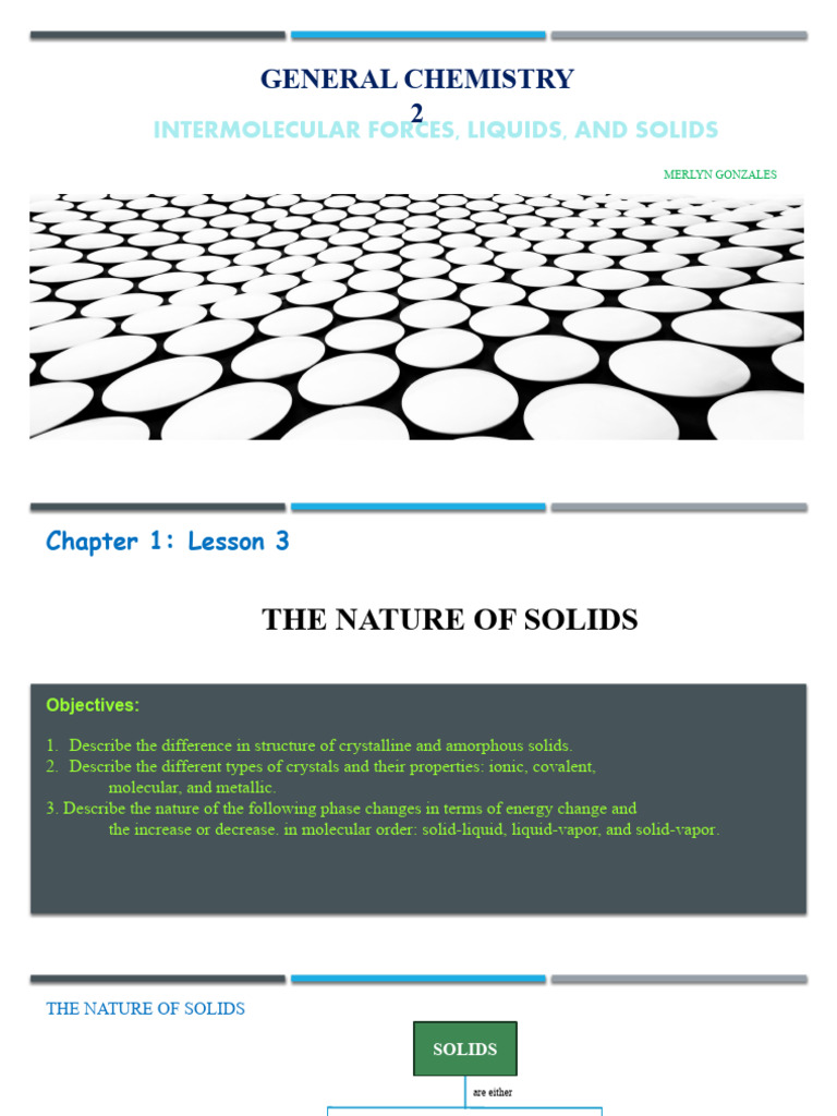 Chap 1 IMF Part3 | PDF | Solid | Crystal Structure