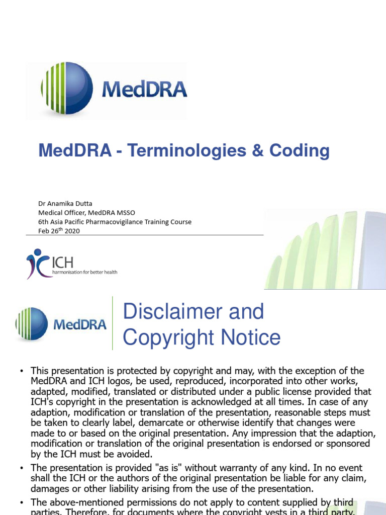 Meddra - Terminologies Coding | Download Free PDF | Medical Specialties ...
