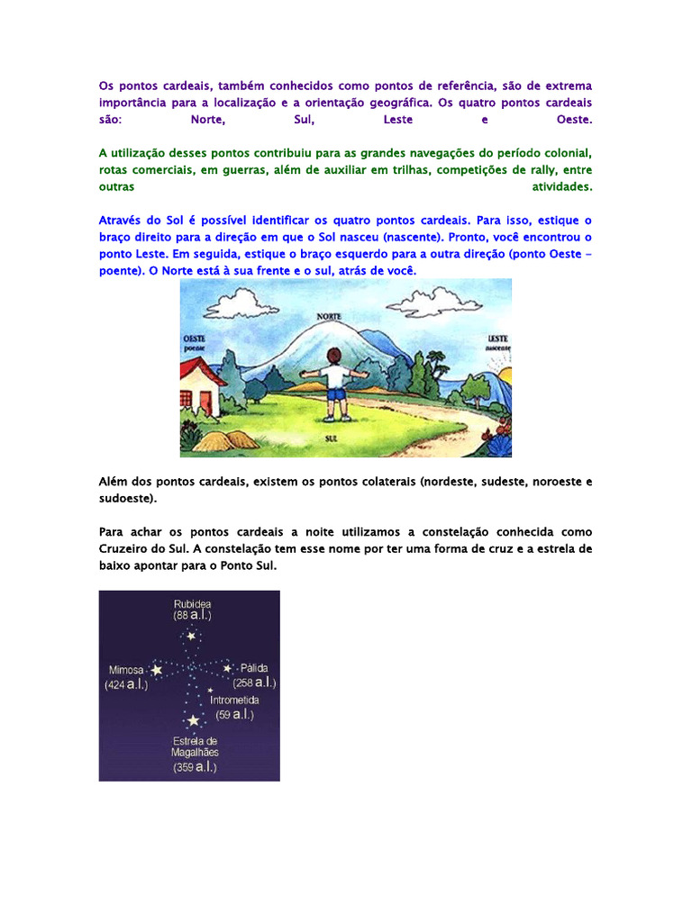 Os Pontos Cardeais | PDF