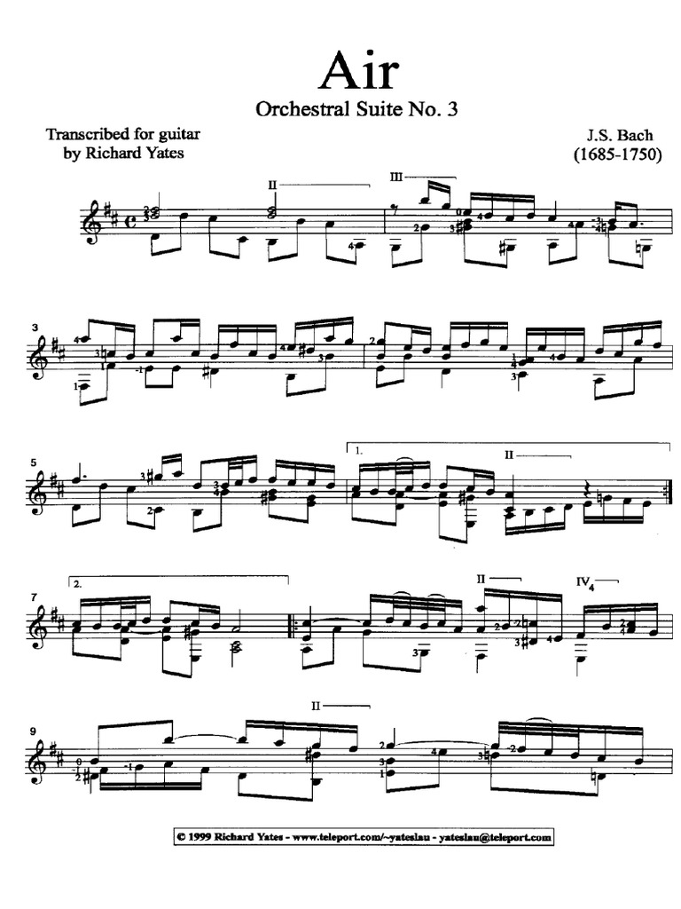Air - Bach | PDF
