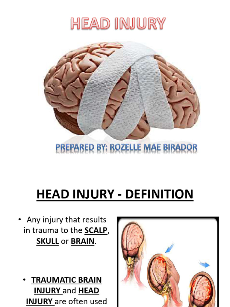 Head Injury PPT 160219094543 | PDF | Traumatic Brain Injury | Injury