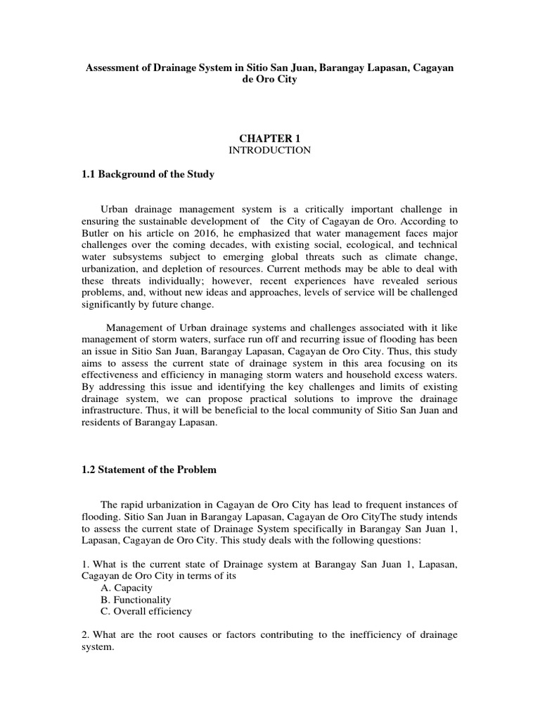 Chapter 1 Initial | PDF | Flood | Infrastructure