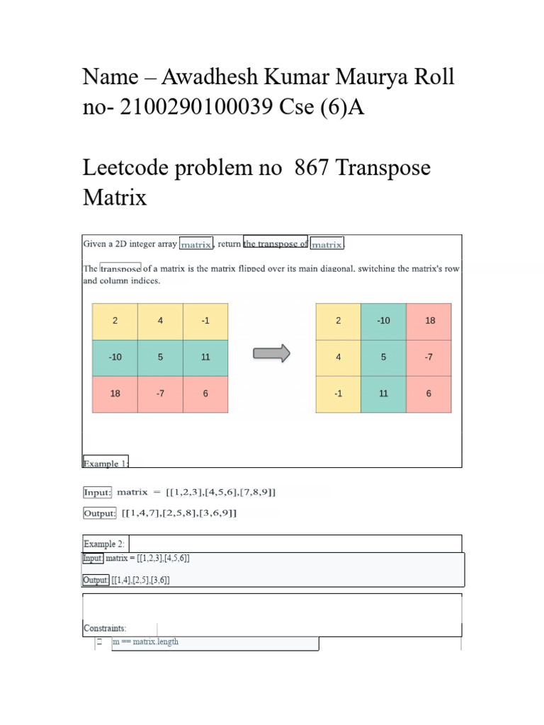 Awadhesh Kumar Maurya - KIET Weekly Coading Day 1 | PDF | Computer ... Awadhesh Kumar Maurya - KIET Weekly Coading Day 1 | PDF | Computer ...