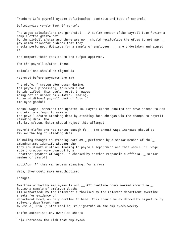 ACCA AA (F8) Past Papers Answers A1a | PDF | Payroll | Industrial Relations