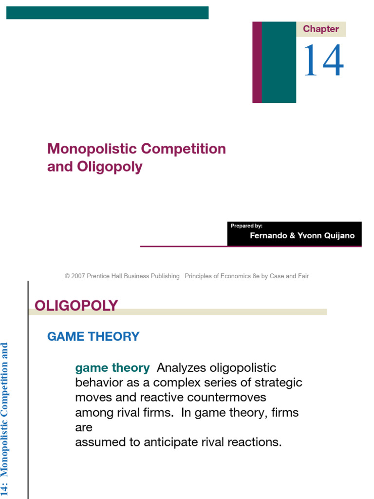 Sesi 12 - Game Theory | PDF | Oligopoly | Game Theory