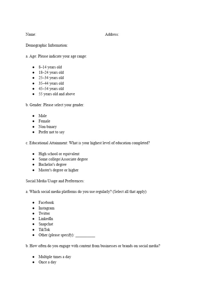 PR2 Questionnaire | Download Free PDF | Popular Culture & Media Studies | Social Media