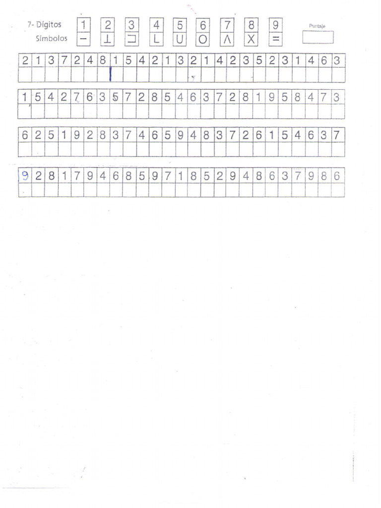 Dígito Símbolo Codificación Protocolo | PDF