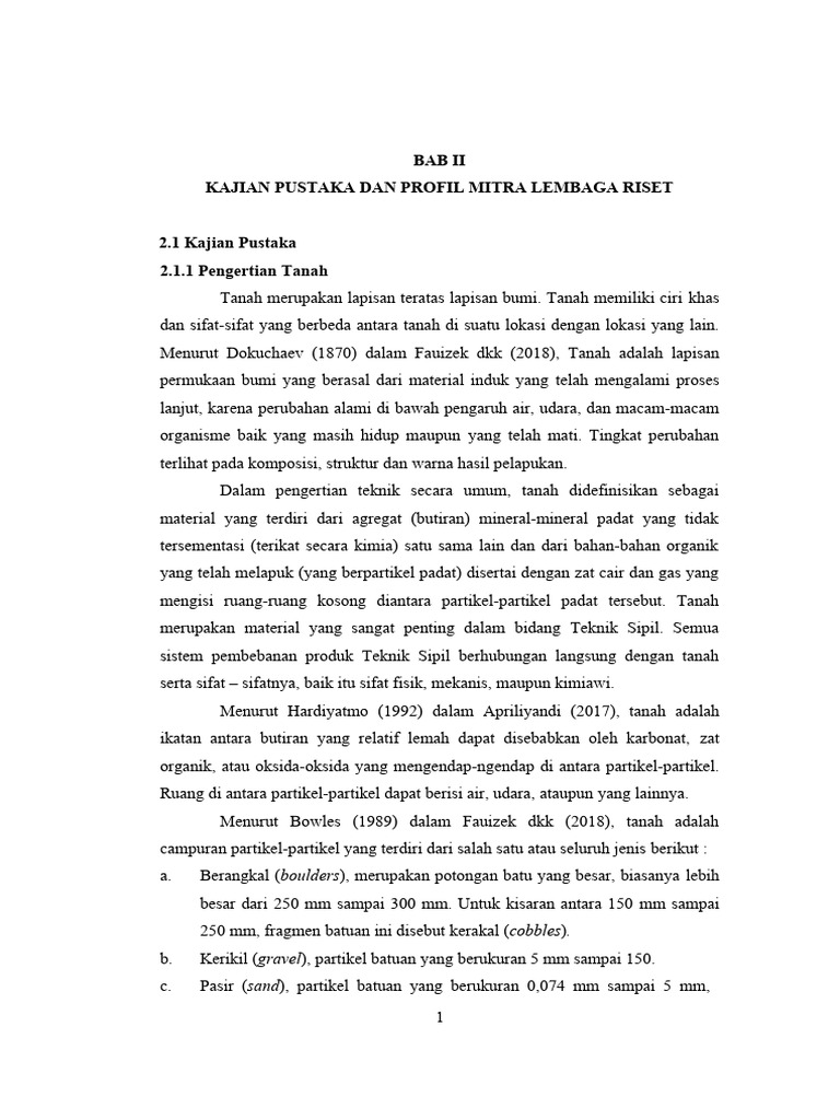 Bab 2 Kajianpustaka & Mitra Lembaga Riset | PDF | Sains & Matematika