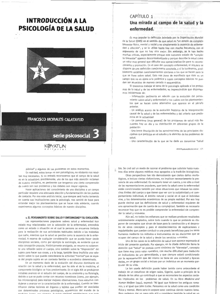 Introd.a La Psic - de La Salud-Cap1 | PDF
