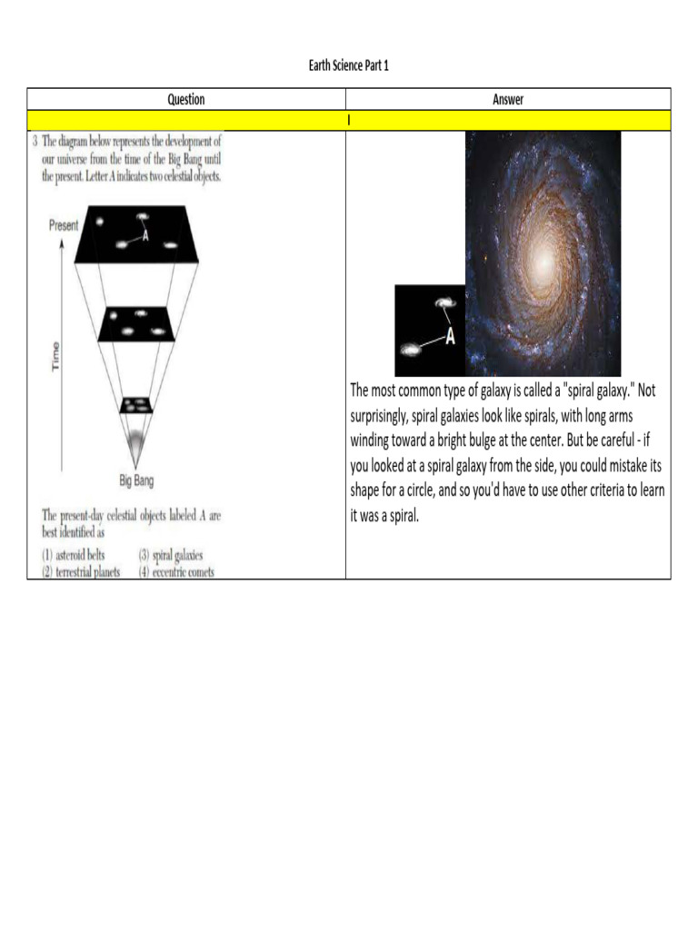 Earth Science Part 1 Explanation 1 1 | PDF | Glacier | Redshift
