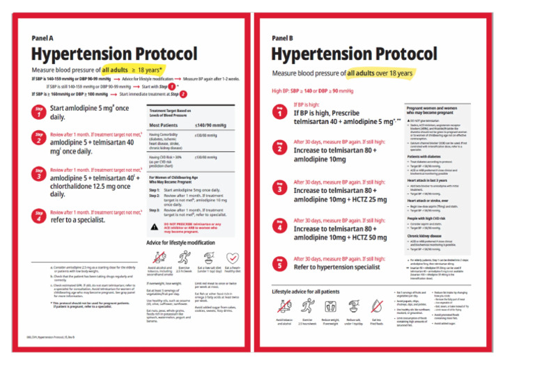 Hypertension Treatment Protocol Guide | PDF | Stroke | Cardiovascular ...