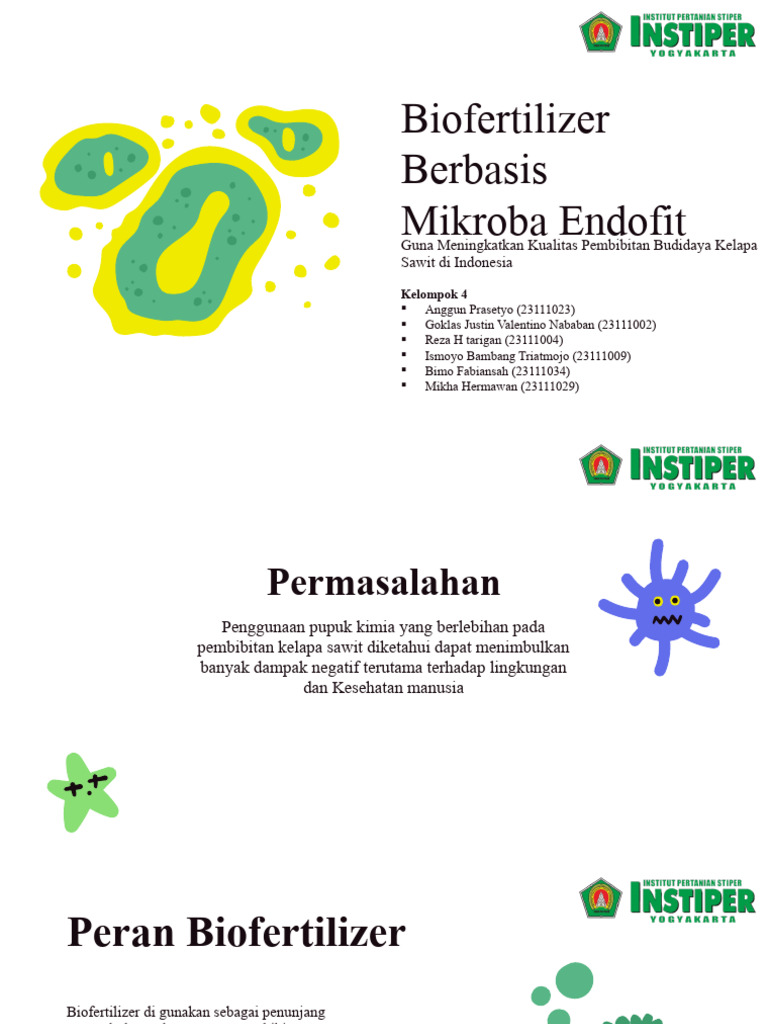 Biofertilizer Mikroba Endofit untuk Kelapa Sawit | PDF | Kesehatan ...
