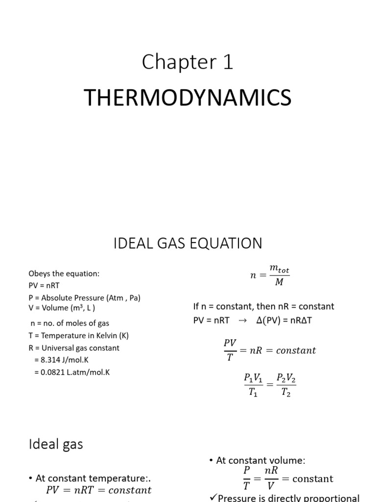 Chapter 1 - TheRMODYNAMICS (Synchronous) | Download Free PDF | Heat | Steam Engine