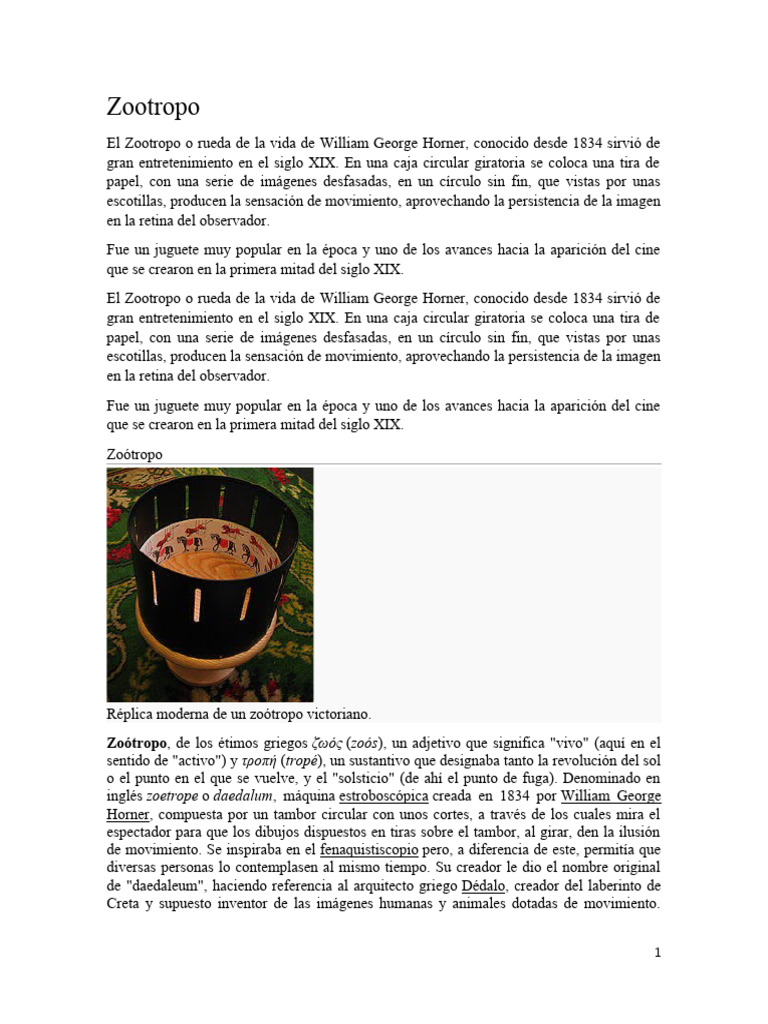 Secuencia de Dibujos para Zootropo | PDF | Libros para adolescentes