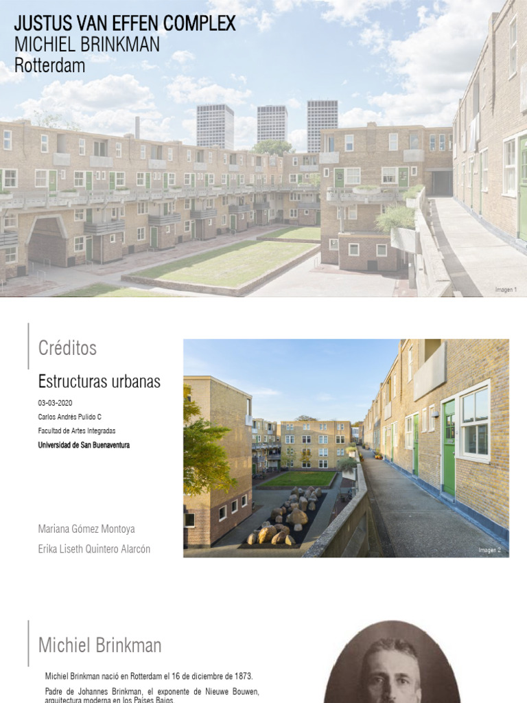 Justus van Effen: Arquitectura Social en Rotterdam | PDF | Calle