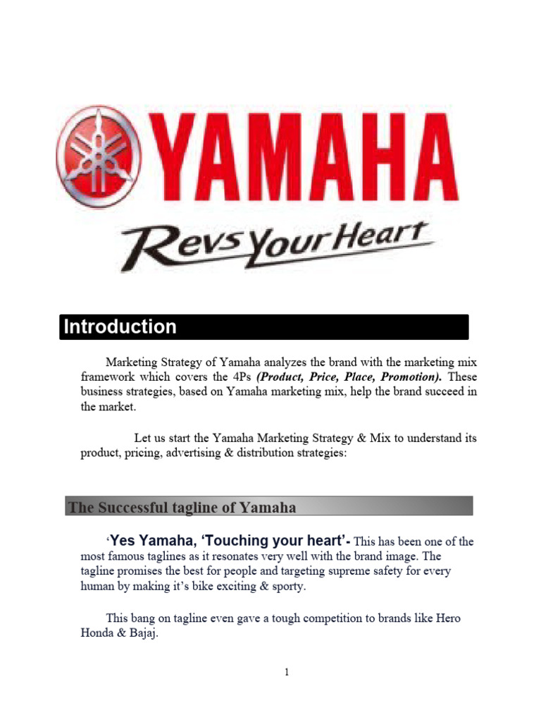 Yamaha | PDF | Motorcycle | Brand