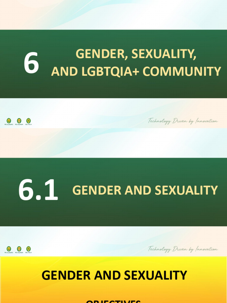 [M6-MAIN] Gender, Sexuality, And LGBTQIA+ Community | PDF | Gender ...